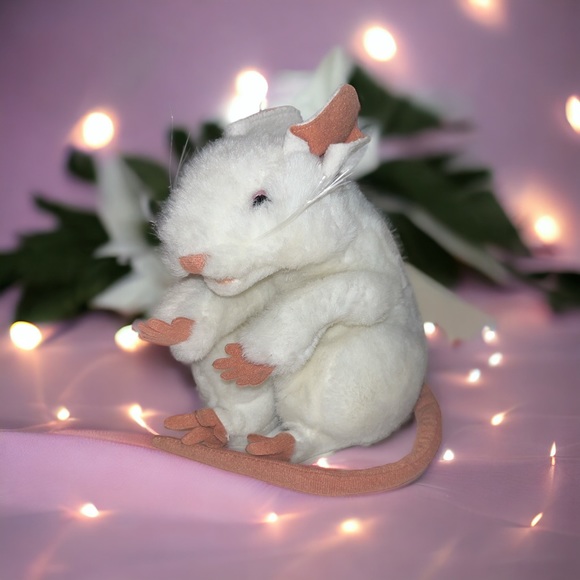 Toys | Folkmanis Folk Tails White Mouse Rat Plush Hand Puppet Doll Long ...